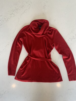 New York & Company Womens Xl Red Tunic Sweater | eBay