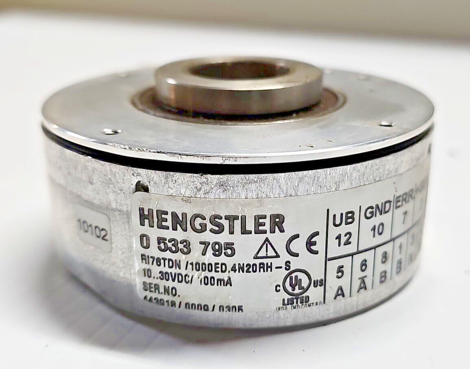 Hengstler Rotary Encoder 0-533-795 | 0 533 795 | 0533795 | eBay