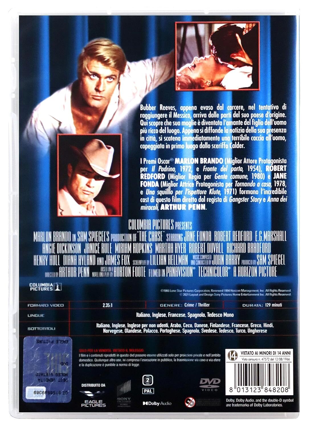 La Caccia (DVD) marlon brando robert redford (UK IMPORT) | eBay