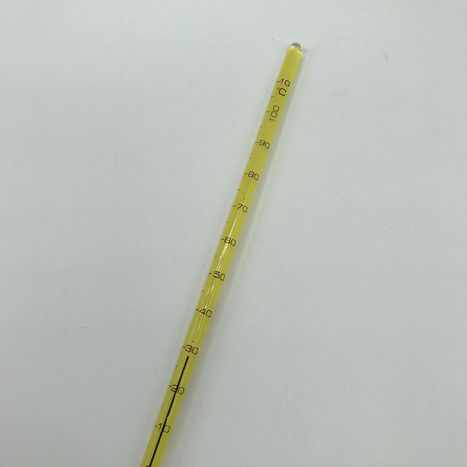 H-B USA Easy Read -20°C to +110°C Yellow Thermometer With Immersion ...