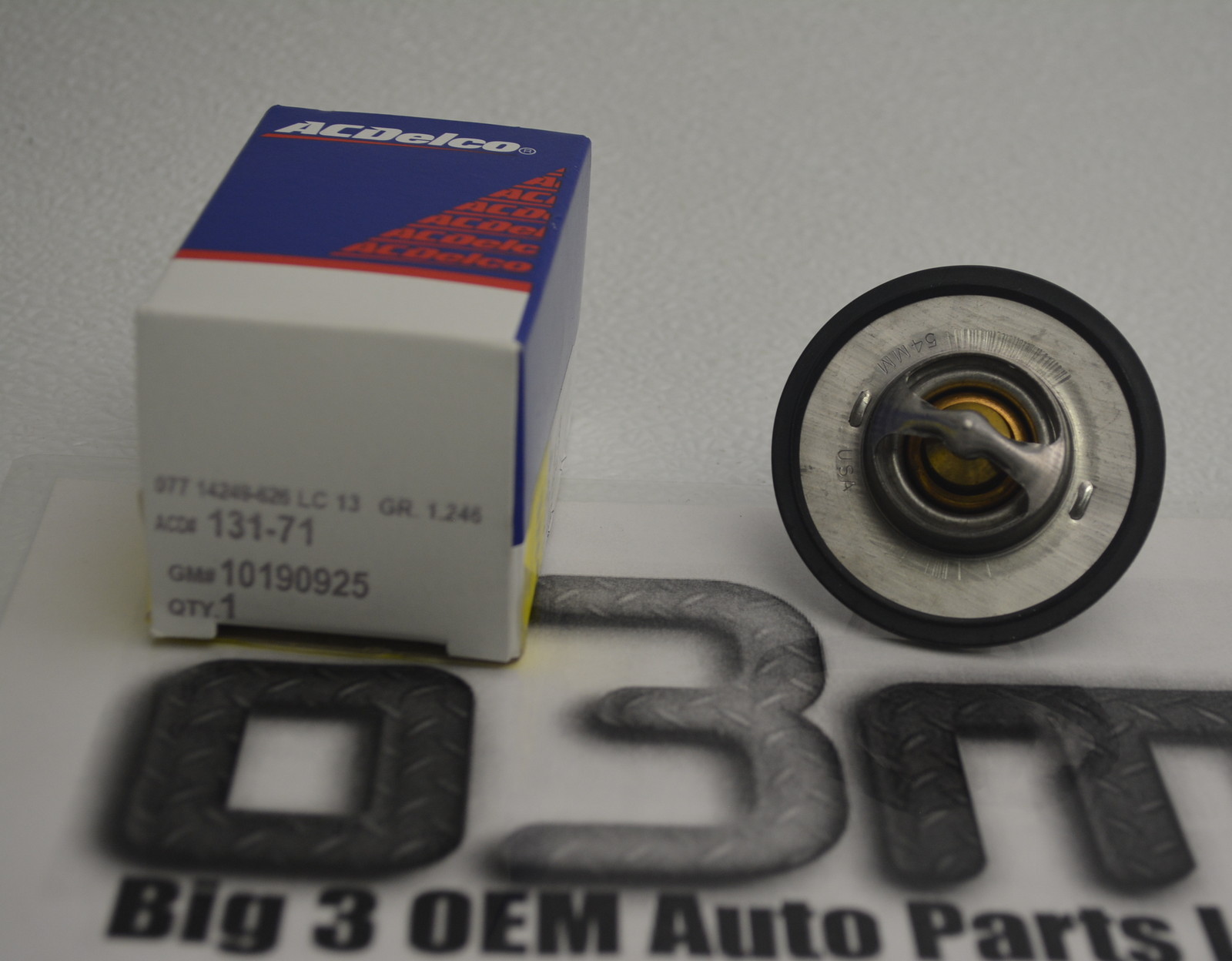 Chevrolet Pontiac GMC Oldsmobile Engine Coolant Thermostat new OEM ...