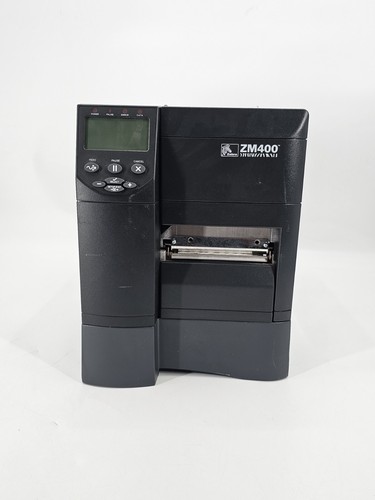 Zebra ZM400 Thermal Transfer Label Printer Ethernet USB Serial UNIT ...
