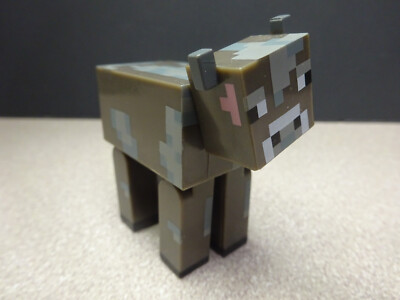 Jazwares Mojang Minecraft Brown Cow Animal Lose Action Figure Toy | eBay