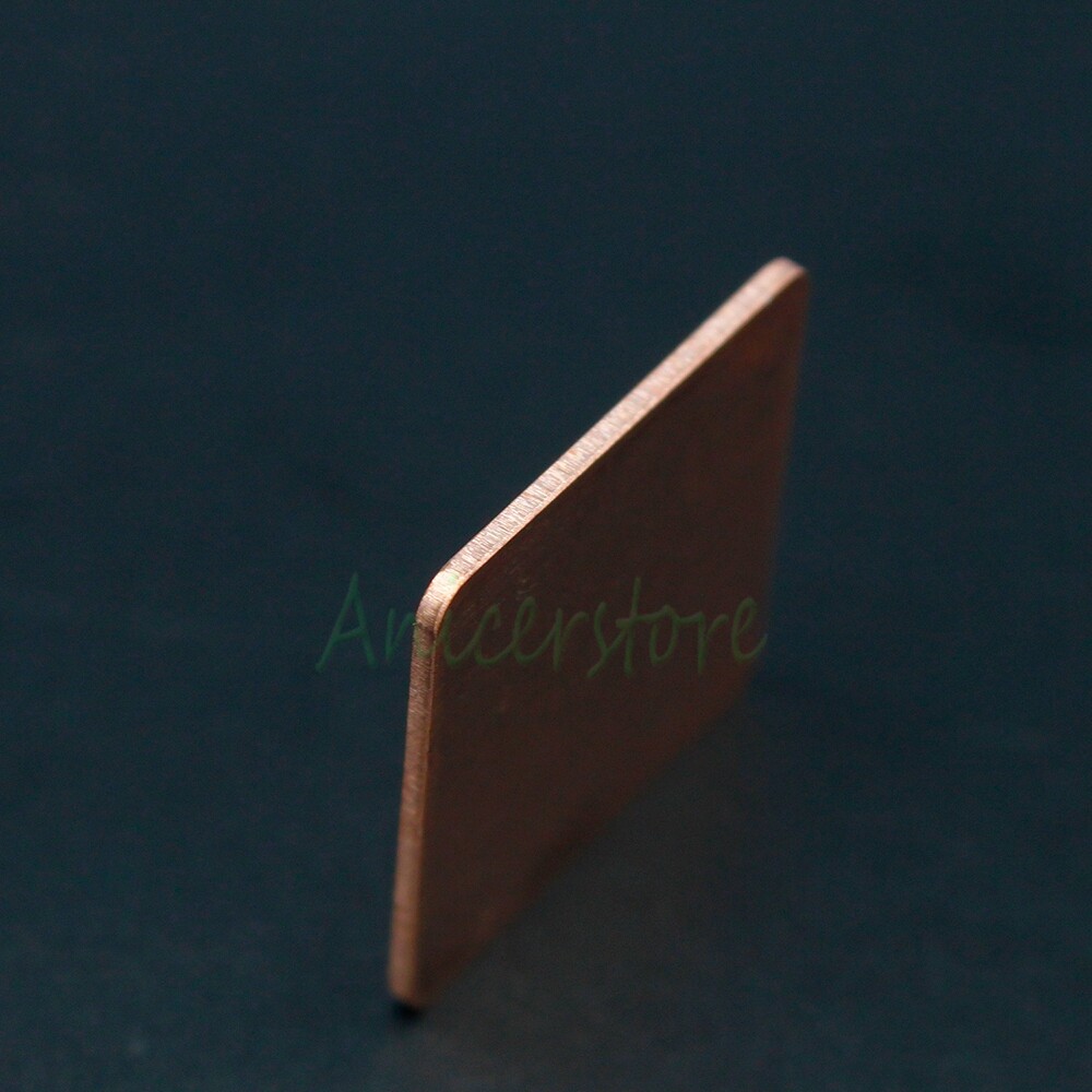 100pcs 20mm x 0.3-1.5mm Thermal Pad Copper Shim Laptop GPU VGA Chipset ...