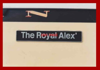 PHOTO LOCO NAMEPLATE THE ROYAL ALEX | eBay UK