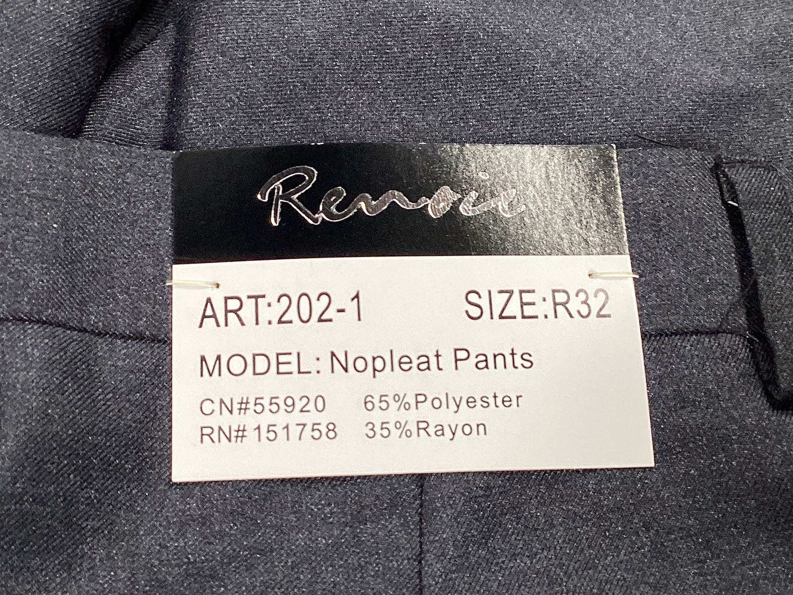 Mens Renoir Black Dress Pants Size 32R NEW | eBay
