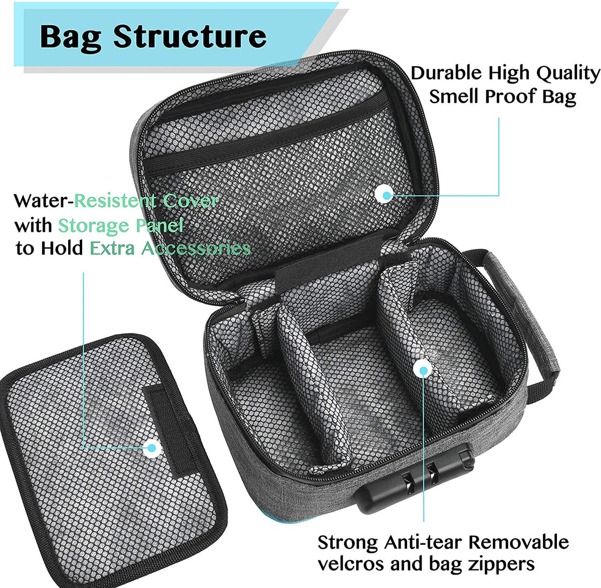 biggest online sale Smell Proof Bag - Scent Proof Bag with Combination ...