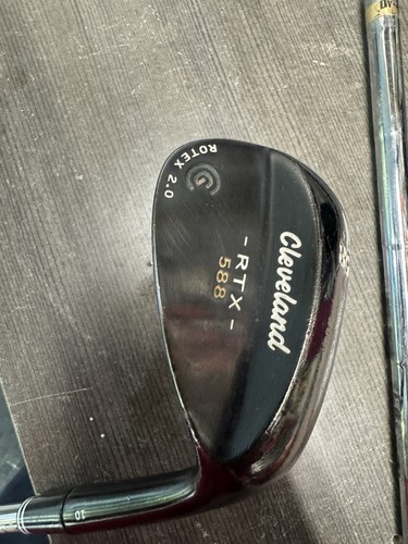 Cleveland RTX 588 Rotex 2.0 Lob Wedge 58*/ 10* Wedge Dynamic Gold Steel ...