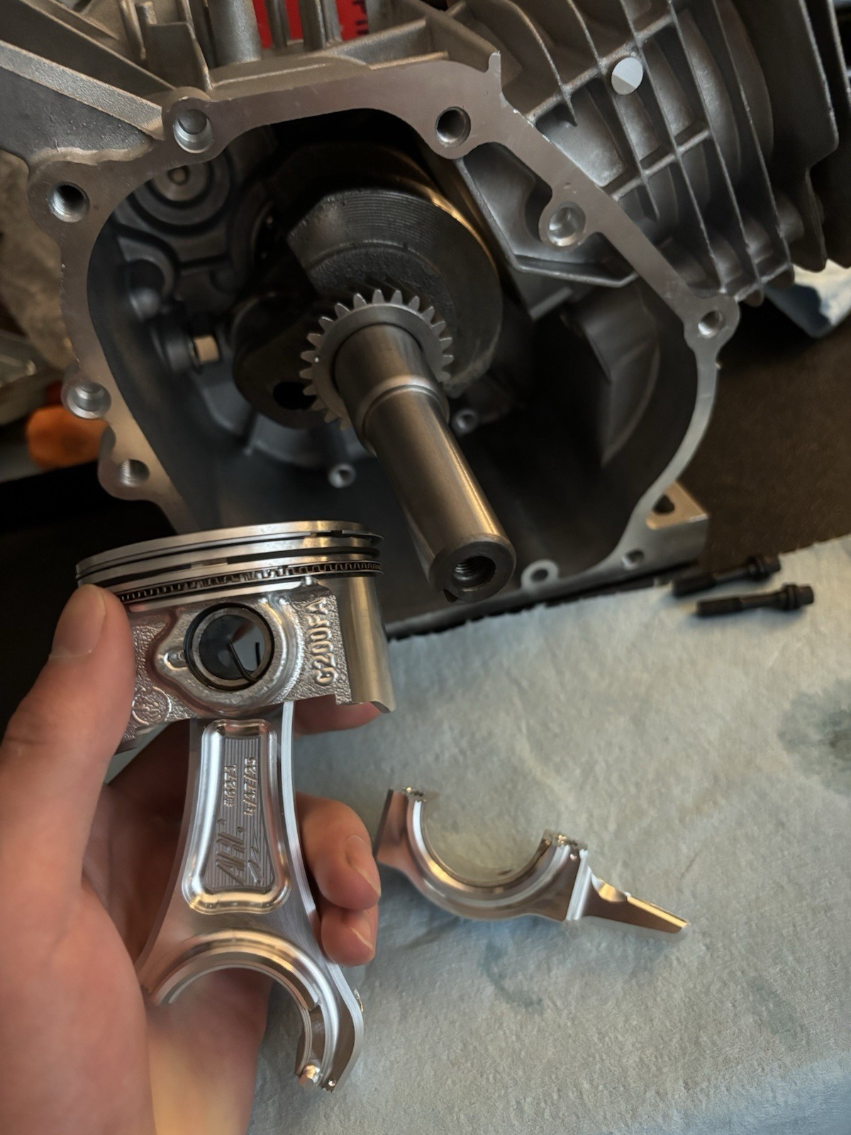 GX200 196 Clone High Comp Performance Engine Assembly kit with +.020 ...