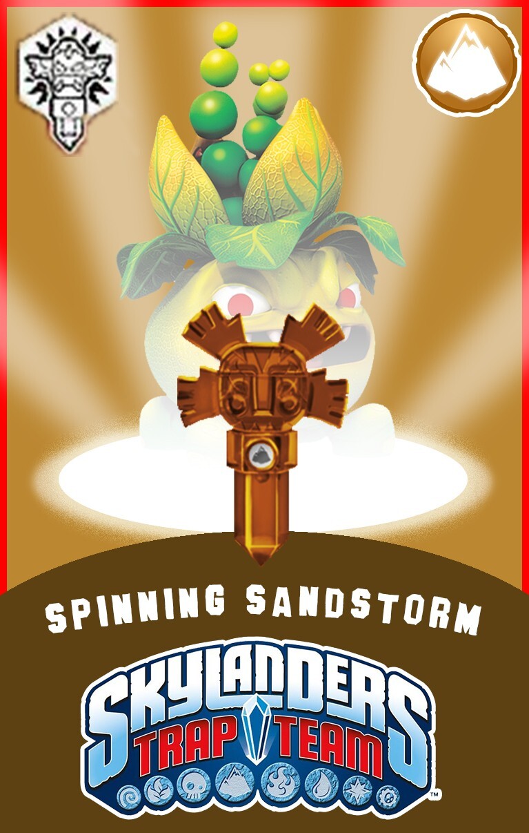 Skylanders: Trap Team Spinning Sandstorm Trap NFC Card | eBay