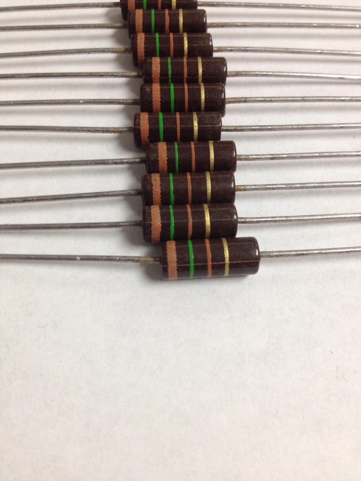 10 Pcs TRW RC32GF151J Carbon Comp Resistor 150 Ohm 1W 5% | eBay