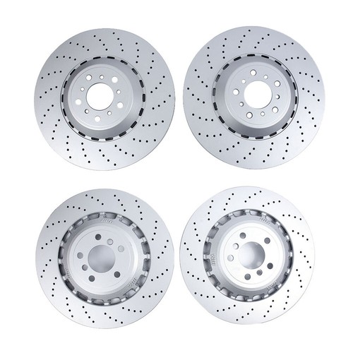 New For BMW F06 F10 F12 M5 M6 Front & Rear Vented & Drilled Disc Brake ...
