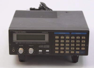 Realistic Programmable Scanner Receiver 20-145 400 Channel Pro-2006 ...