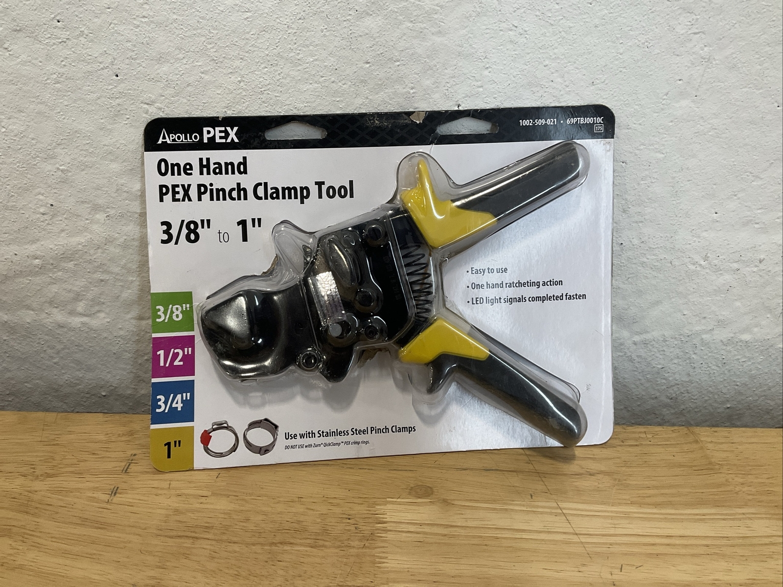 Apollo 69PTBJ0010C 3/8 in. to 1 in. 1-Hand PEX Pinch Clamp Tool | eBay