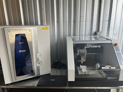Roland MDX-40 Engraver Milling Machine ZCL-40 Axis Picza LX-600 Scanner ...