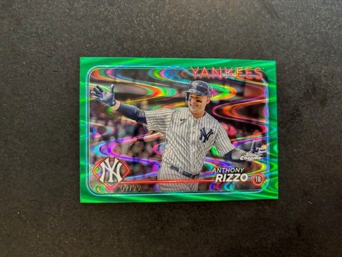 2024 Topps Chrome - Anthony Rizzo (/99) - Green Wave Refractor - SP ...