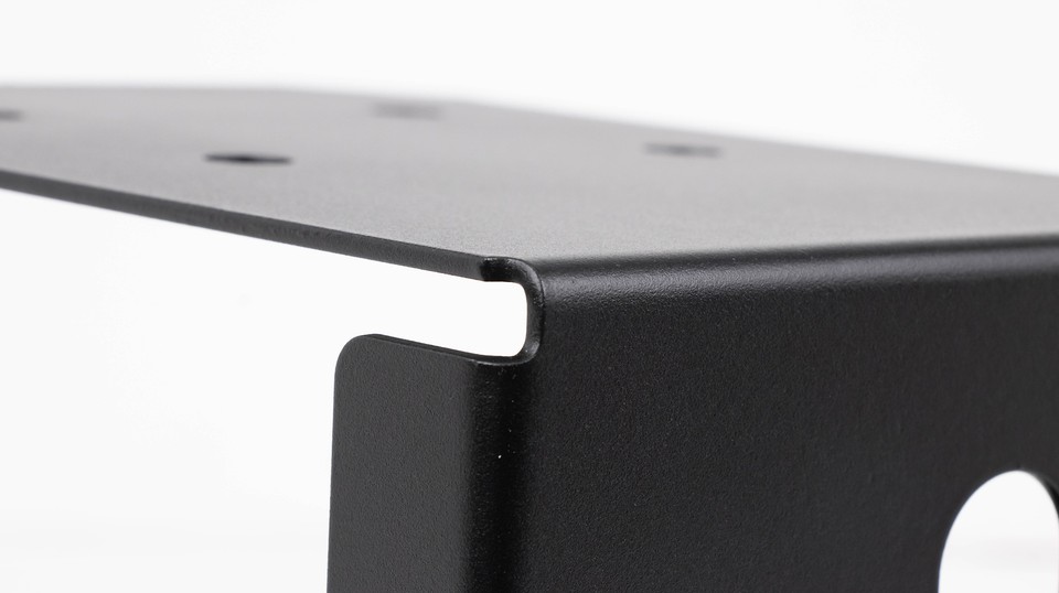 4PACK 8x8 Post Base Bracket for Pergola, Black Powder Coated Steel with ...