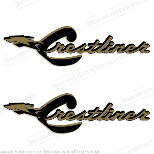 Fits Crestliner Boat Decals (Set of 2) - 30" Long | eBay