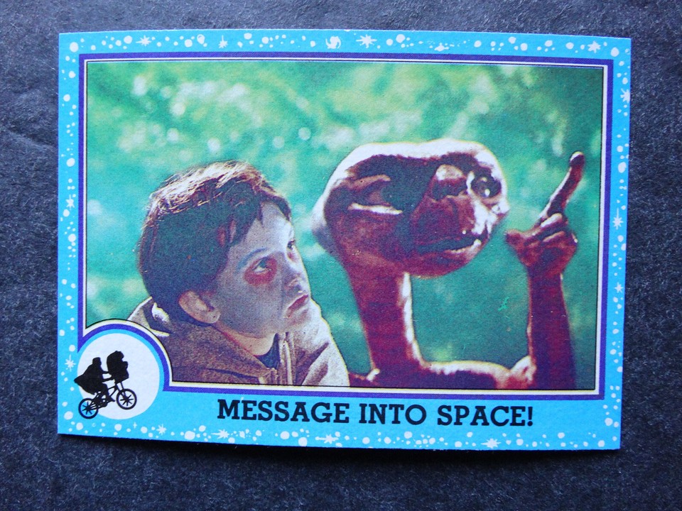1982 Topps E.T. The Extra Terrestrial Trading Card Complete Your Set U ...