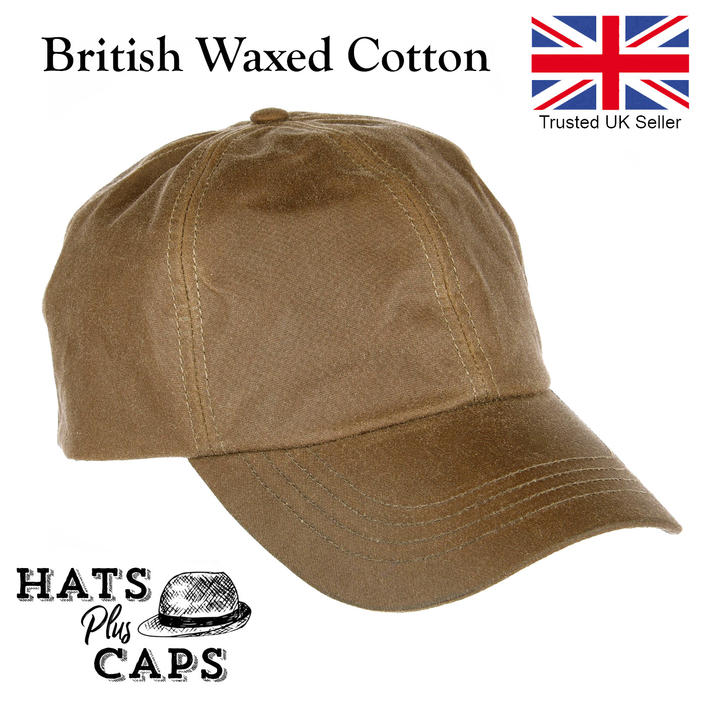 Wax Baseball Cap British Waxed Cotton Navy Olive Fishing Shooting ...