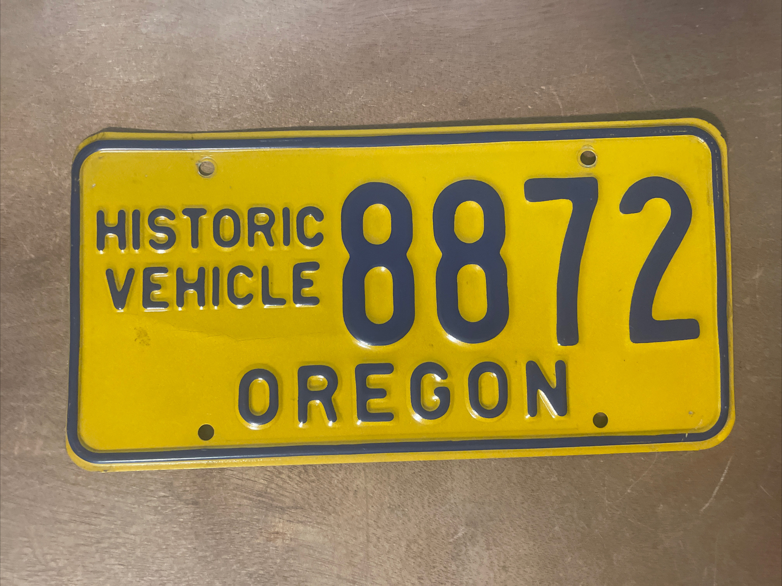 1974-1990 Oregon License Plate Historic Vehicle # 8872 | eBay