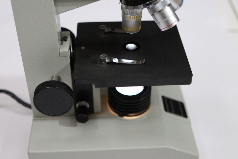 Fisher Scientific Micromaster Microscope Model E | eBay