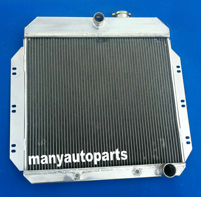 3 Rows Aluminum Radiator for Chevy Cars V8 Conversion 1949-1954 1950 51 ...