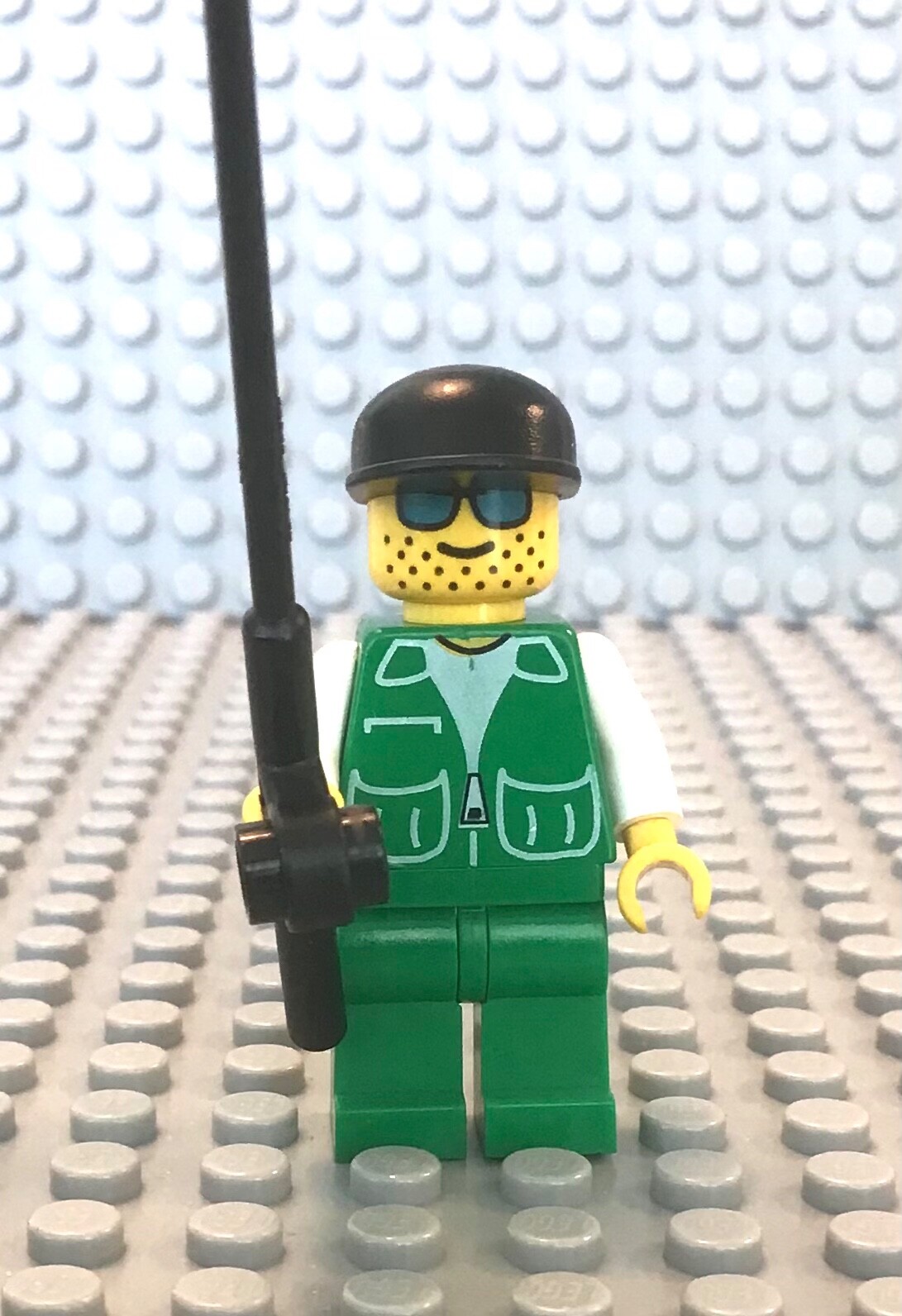 LEGO Trout Salmon Fly Fisherman with Rod Fish Fishing Outdoors Camping ...