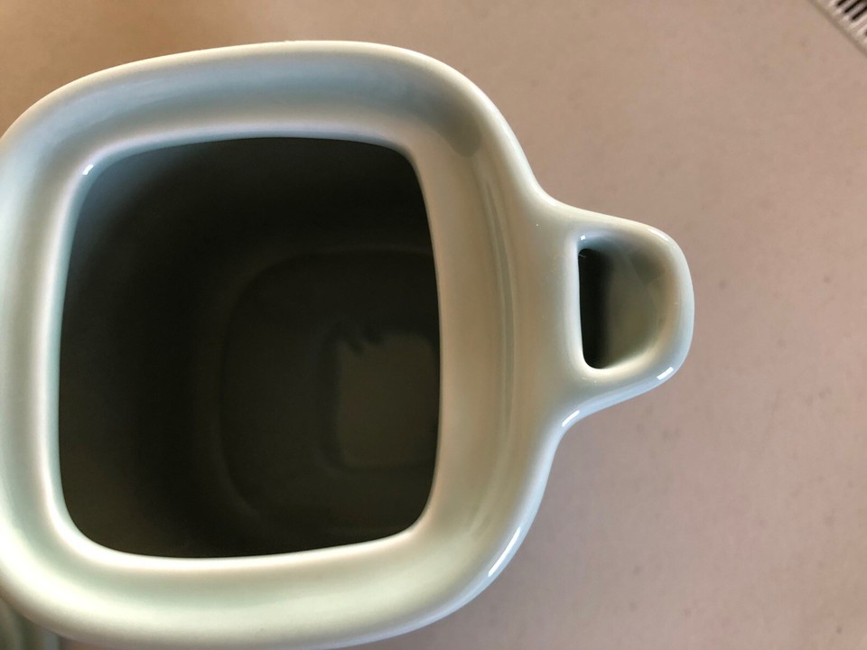 ALESSI FOR DELTA AIRLINES LIDDED TEAPOT BY KRISTINA LASSUS CELADON ...