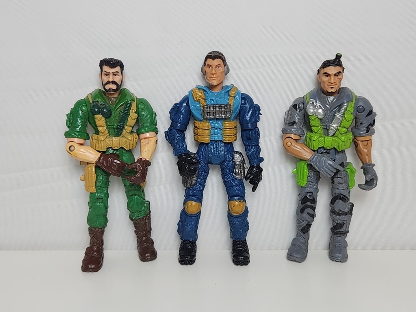 Lot of 3 Vtg 2003 LANARD The Corps Action Figures Elliot Zander Gerard ...