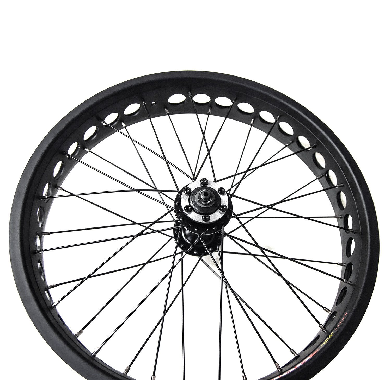 26x4 Front Wheel Set for Fat Tire Ebike and Bike Inc Rim Spokes and ...