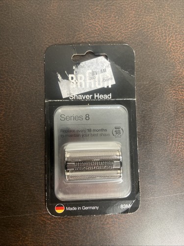 Braun Series 8 83M Electric Shaver Head Replacement - Silver Genuine ...