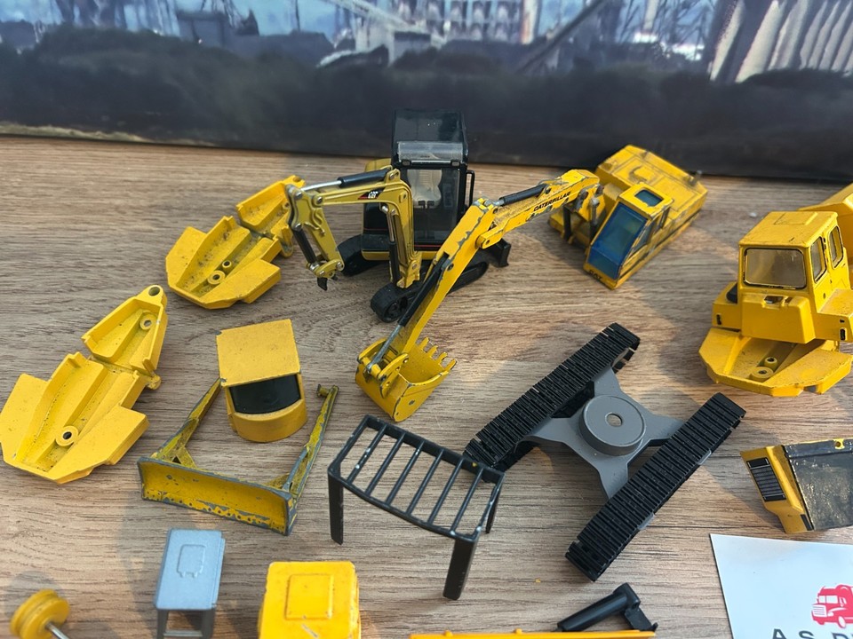 (JL) Corgi Modern Job lot of Plant bits for wsi, tekno truck Loads Only ...