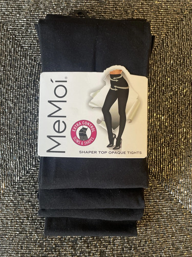 NWT MeMoi Woman’s 2 Pairs of Shaper Top Opaque Tights Q1/Q2 | eBay
