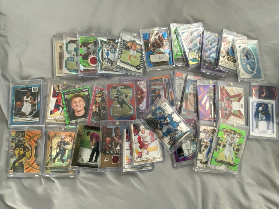 🔥🔥 Sports Cards Lot! Parallel, Serial, Auto-Prizm, Select, Optic and ...