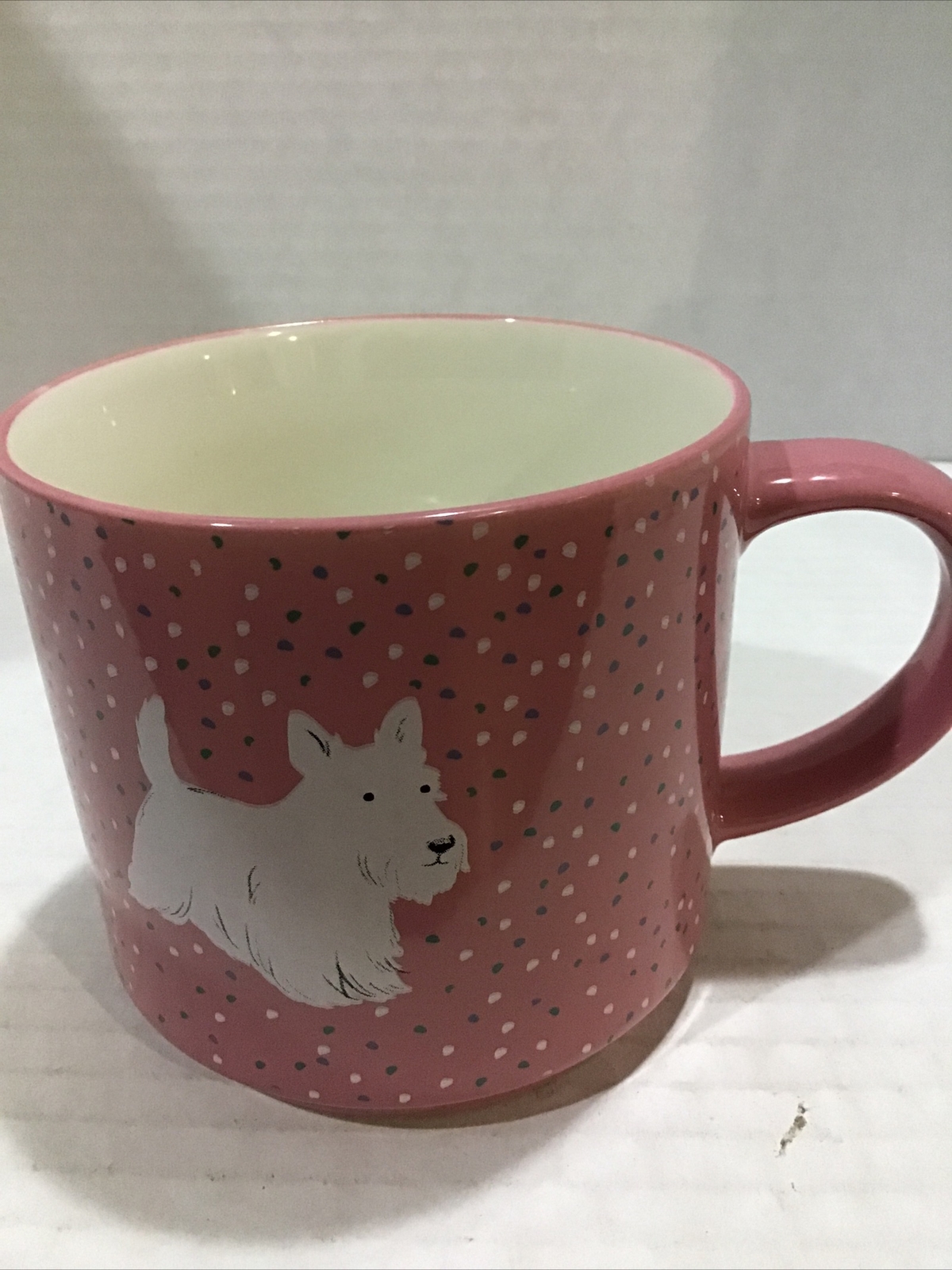 POODLE ELUM DESIGN COFFEE MUG. WESTIE DOG MUG. Art Deco DOG Print Mug ...