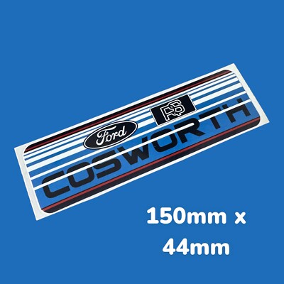 RS Cosworth Racing Race Rally Motor Classic Vinyl Sticker Car Sports ...