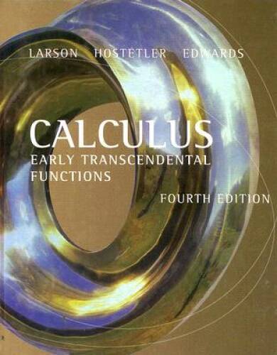 Calculus: Early Transcendental Functions - Hardcover By Larson, Ron ...