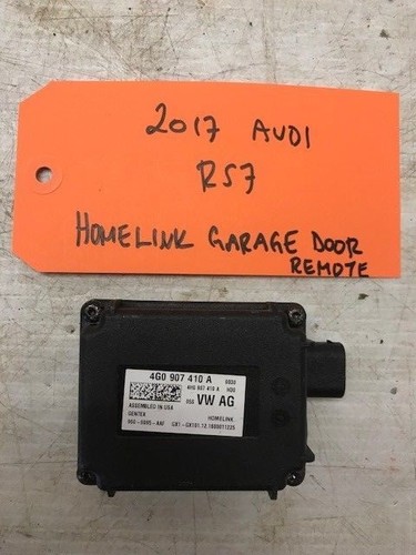 17 AUDI RS7 A7 S7 HOMELINK GARAGE DOOR CONTROL MODULE 4G0907410A 14 15 ...