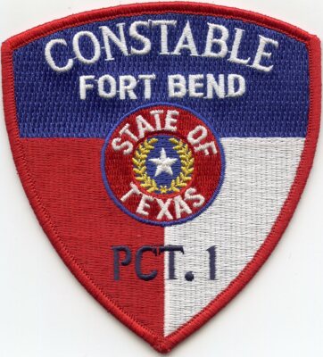 FORT BEND COUNTY TEXAS TX Precinct 1 CONSTABLE sheriff police PATCH | eBay
