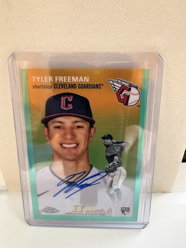 TYLER FREEMAN Topps Chrome Platinum Rookie Card (RC) AUTOGRAPH /150 | eBay