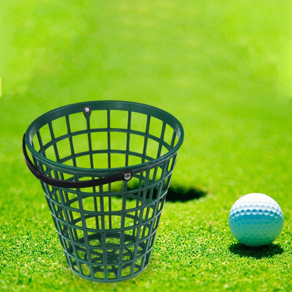Indoor Golf Ball Basket Holder Container Golfball Storage Bucket ...