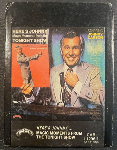 8-Track JOHNNY CARSON Here's Johnny: Magic Moments From 1974 CAB 1296-1 ...