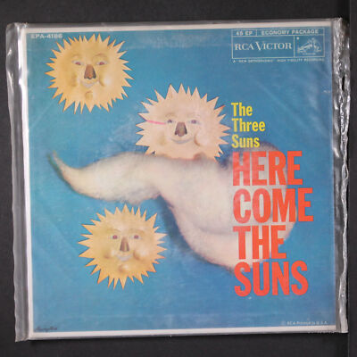 THREE SUNS: here come the suns RCA 7" Single 45 RPM Sealed | eBay