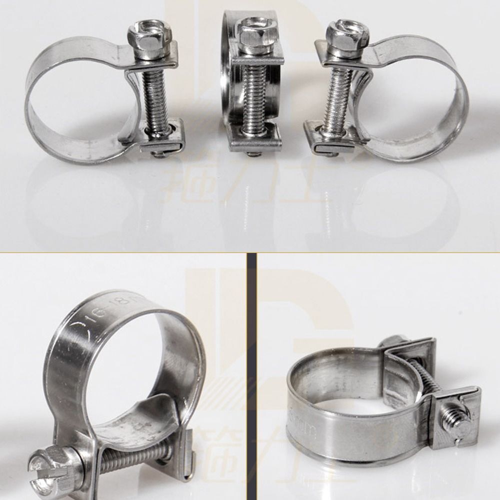 5Pcs/set Stainless Steel Air Pipe Clips Electrical Fittings | eBay