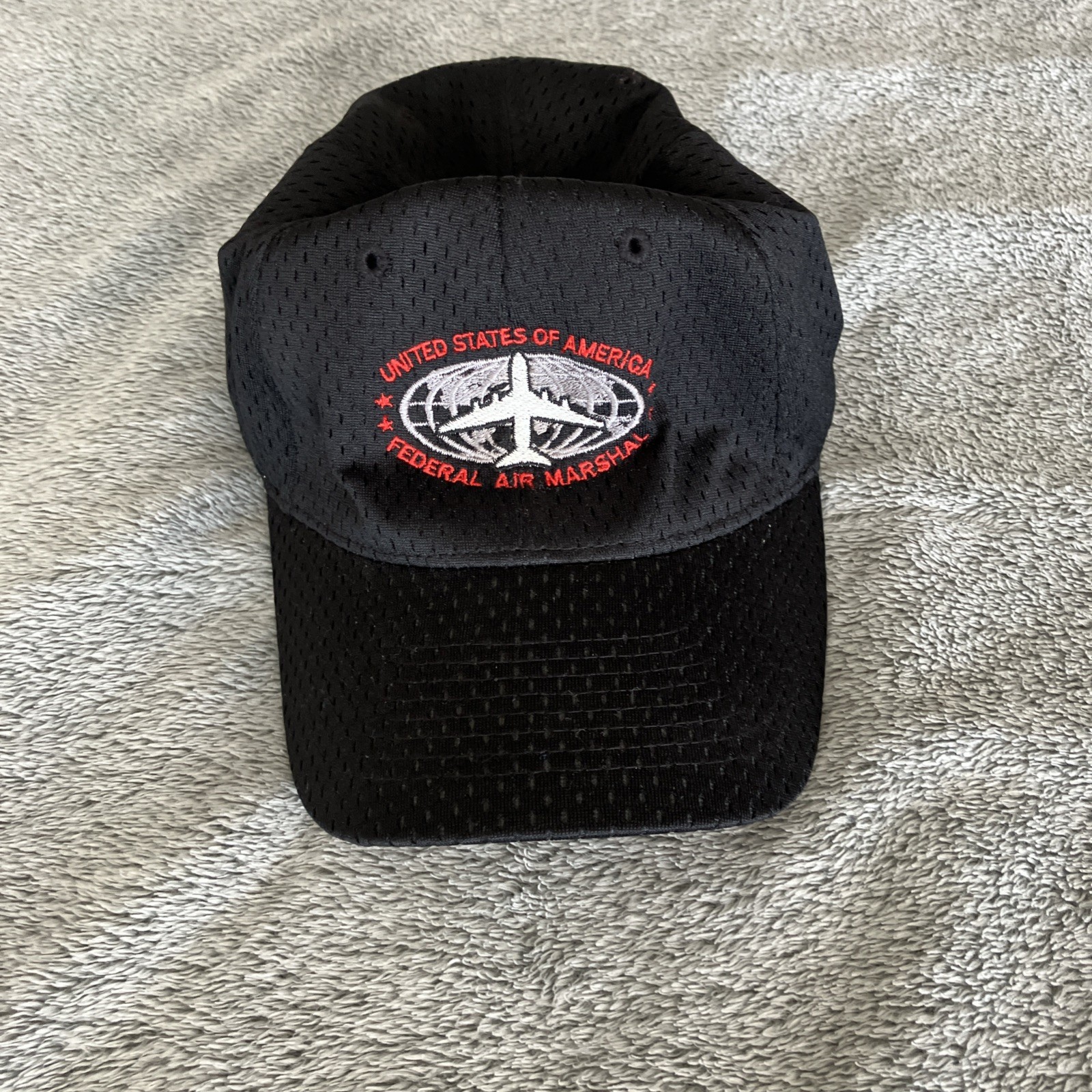 United States of America Federal Air Marshal Black Hat Baseball Cap ...
