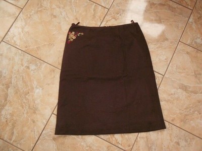 Hennes Collection Wool Skirt 40 Brown Melange Very Good #D6645 | eBay UK