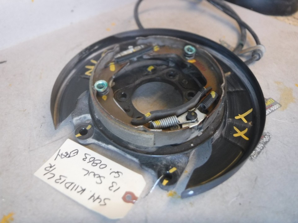 10-13 KIA Soul REAR Left Drivers Side Brake Backing Plate OEM 28251 ...