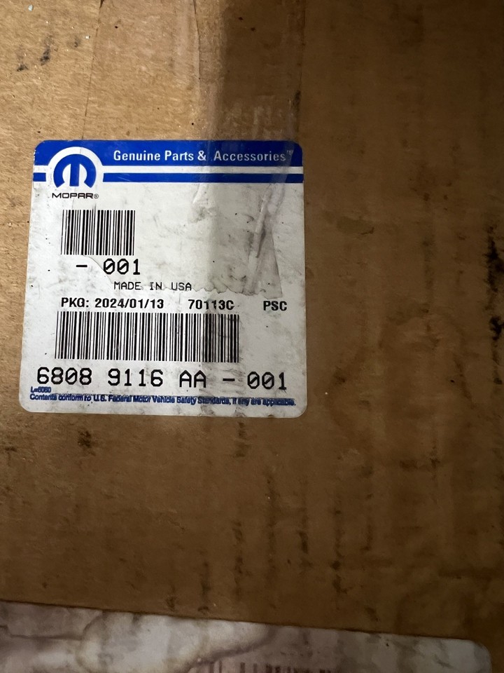 Mopar Air Distribution Housing Part# 68089116AA | eBay