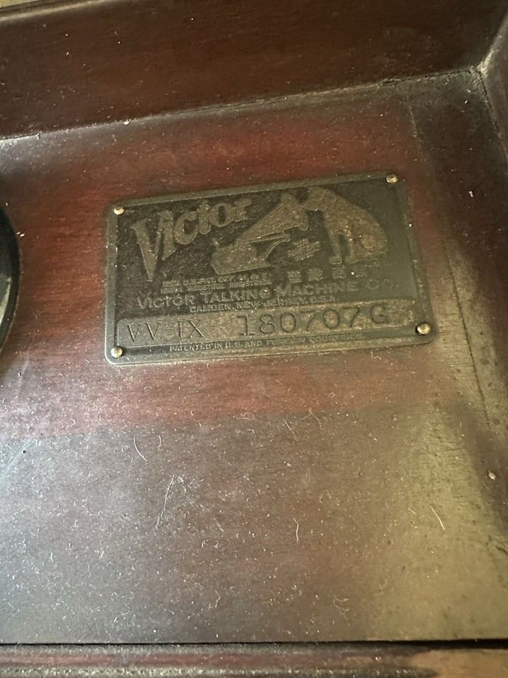 Victor VV-1X Victrola Tabletop 78 RPM Record Crank Phonograph Works ...